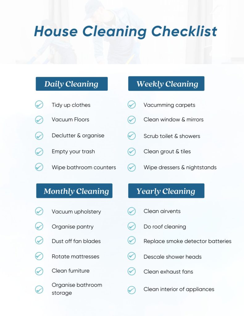 House Cleaning Checklist: A Comprehensive Guide